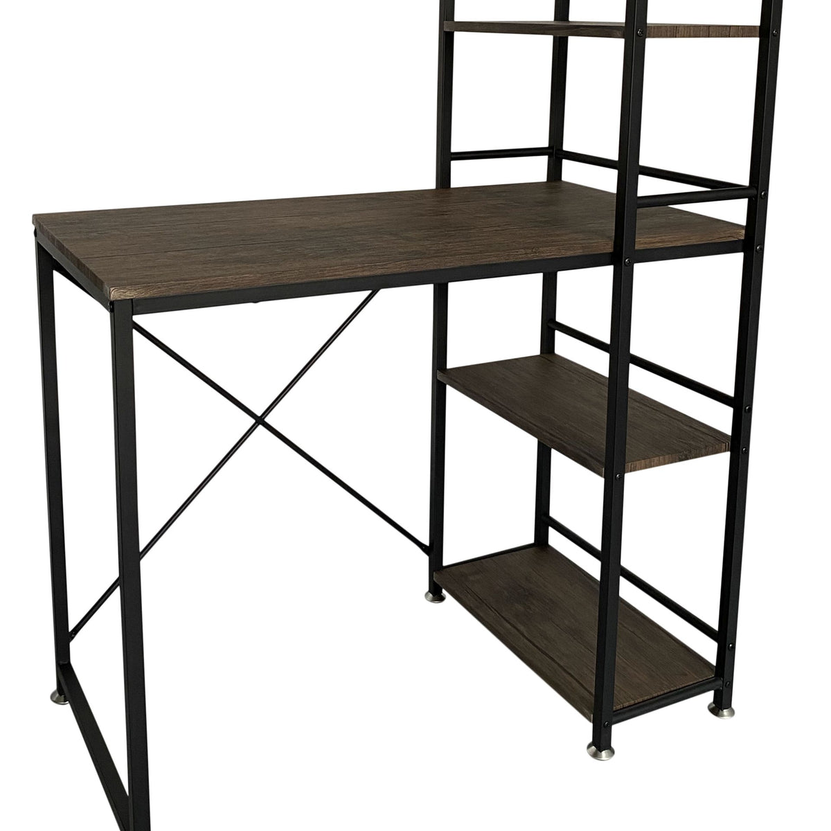 Desktop table with shelves store